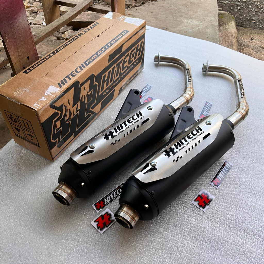 Jual knalpot standart racing mio sporty bass adem original hitech ...