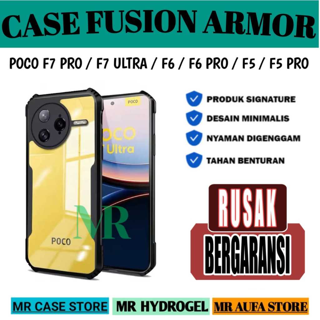 Jual CASE CASING SPIGEN FUSION ARMOR HP POCO F7 / F7 PRO / F7 ULTRA ...