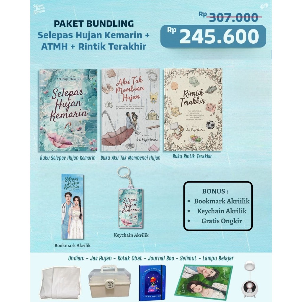 Jual Novel Selepas Hujan Kemarin - Sri Puji Hartini - Akad | Shopee ...