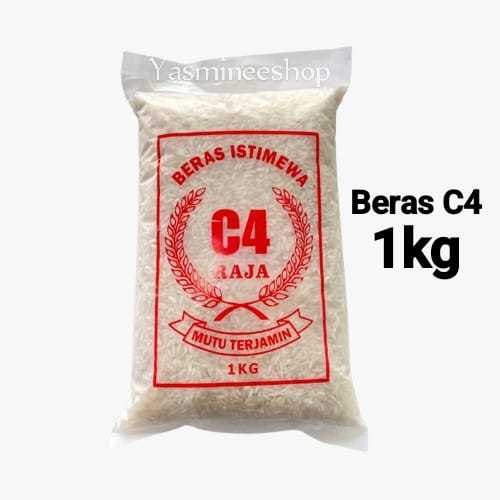 Jual Beras Istimewa C4 Raja 1kg - Beras C4/Beras Kemasan 1 Kg | Shopee ...