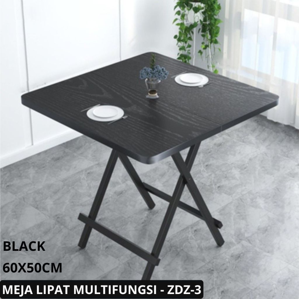 Jual Meja Lipat Kayu/ Meja Makan Lipat/Meja Makan Portable Serbaguna | Shopee Indonesia