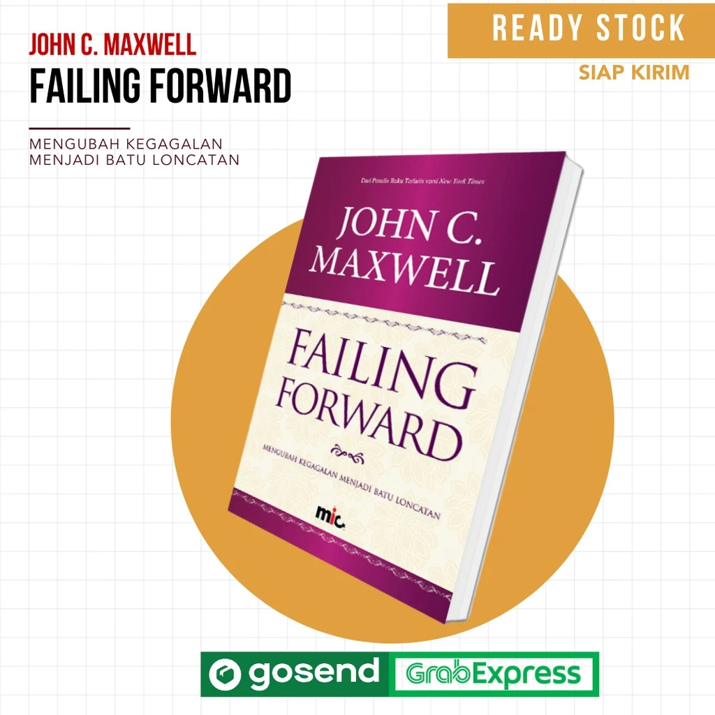 Jual Buku Failing Forward Hard Cover | John C. Maxwell (Bahasa ...