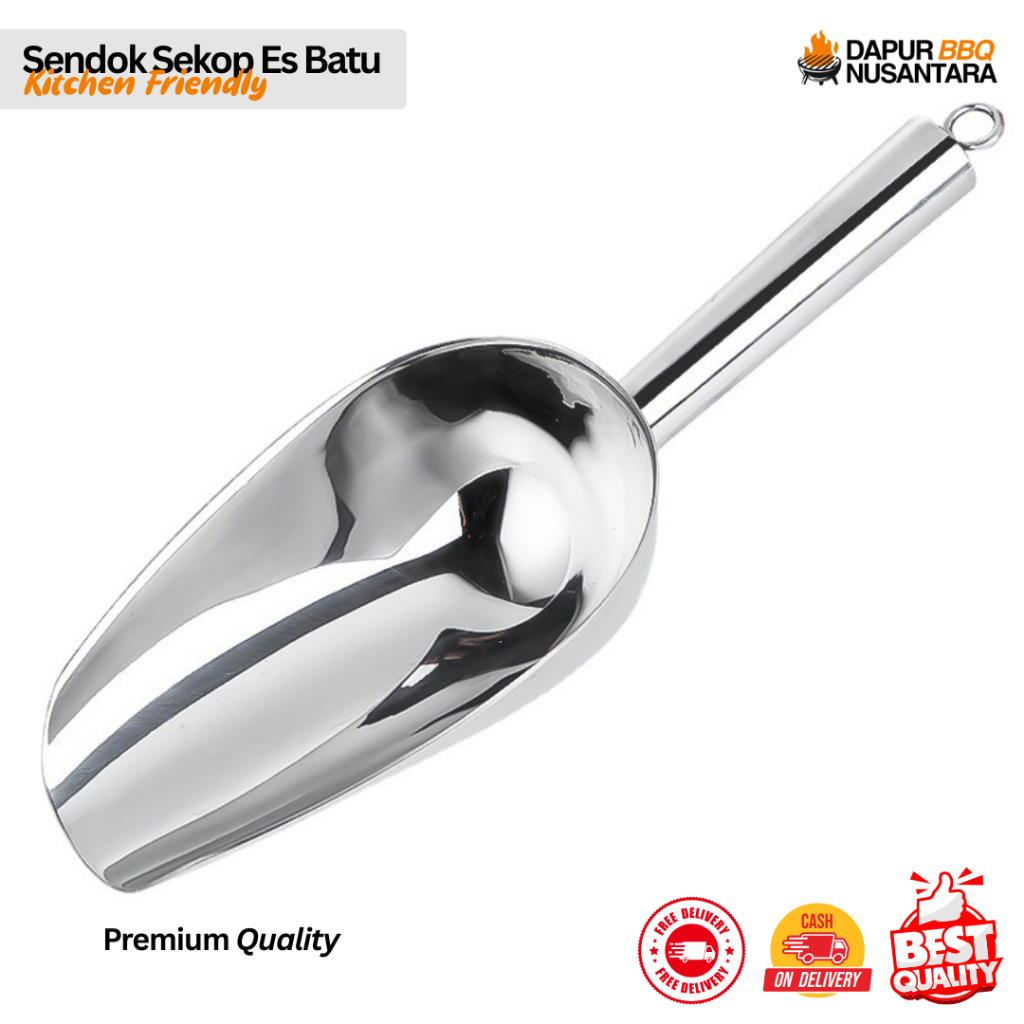 Jual Sendok Sekop Es Batu Stainless Steel – Skop Serok Tepung Beras Ice ...