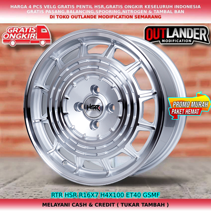 Jual velg retro/clasic untuk mobil Mobilio Nova Satya Wonder Ferio ...