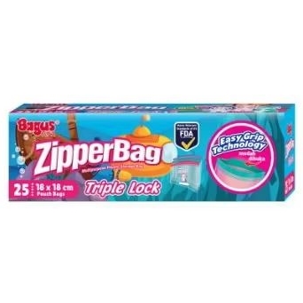 Jual Zipper Bag Kids Bagus Kantong Plastik Triple Lock Pouch 18 X 18 cm ...