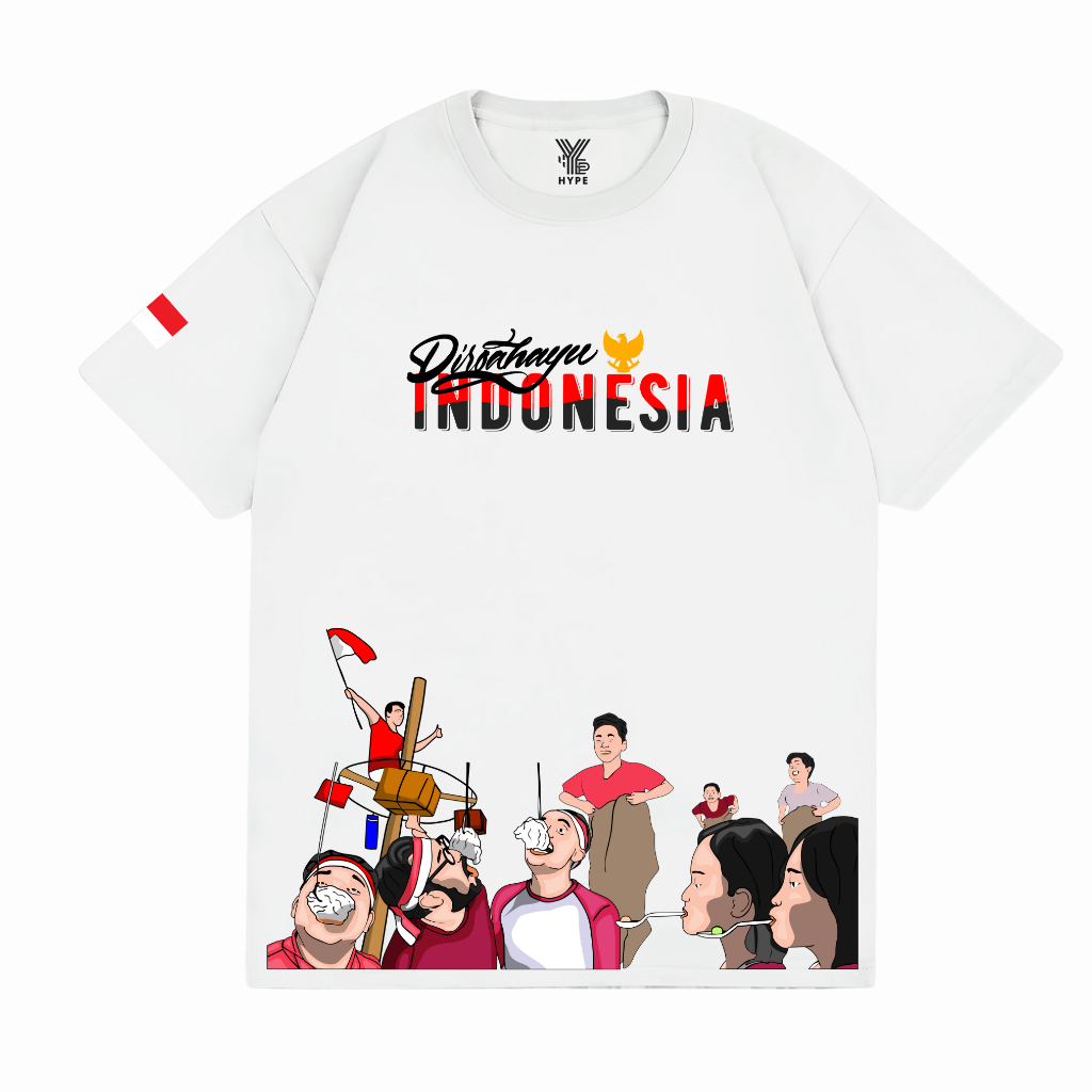 Jual HYPE Kaos Kemerdekaan Indonesia Lomba 17 Agustusan - Baju Distro Unisex HUT RI | Shopee ...