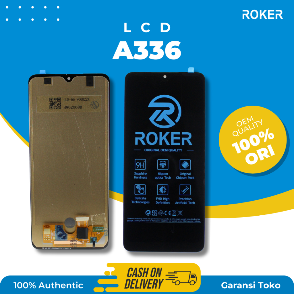 Jual ROKER LCD SAMSUNG A33 5G /A336 FULLSET LCD TOUCHSCREEN ORIGINAL 100% BY ROKER | Shopee ...
