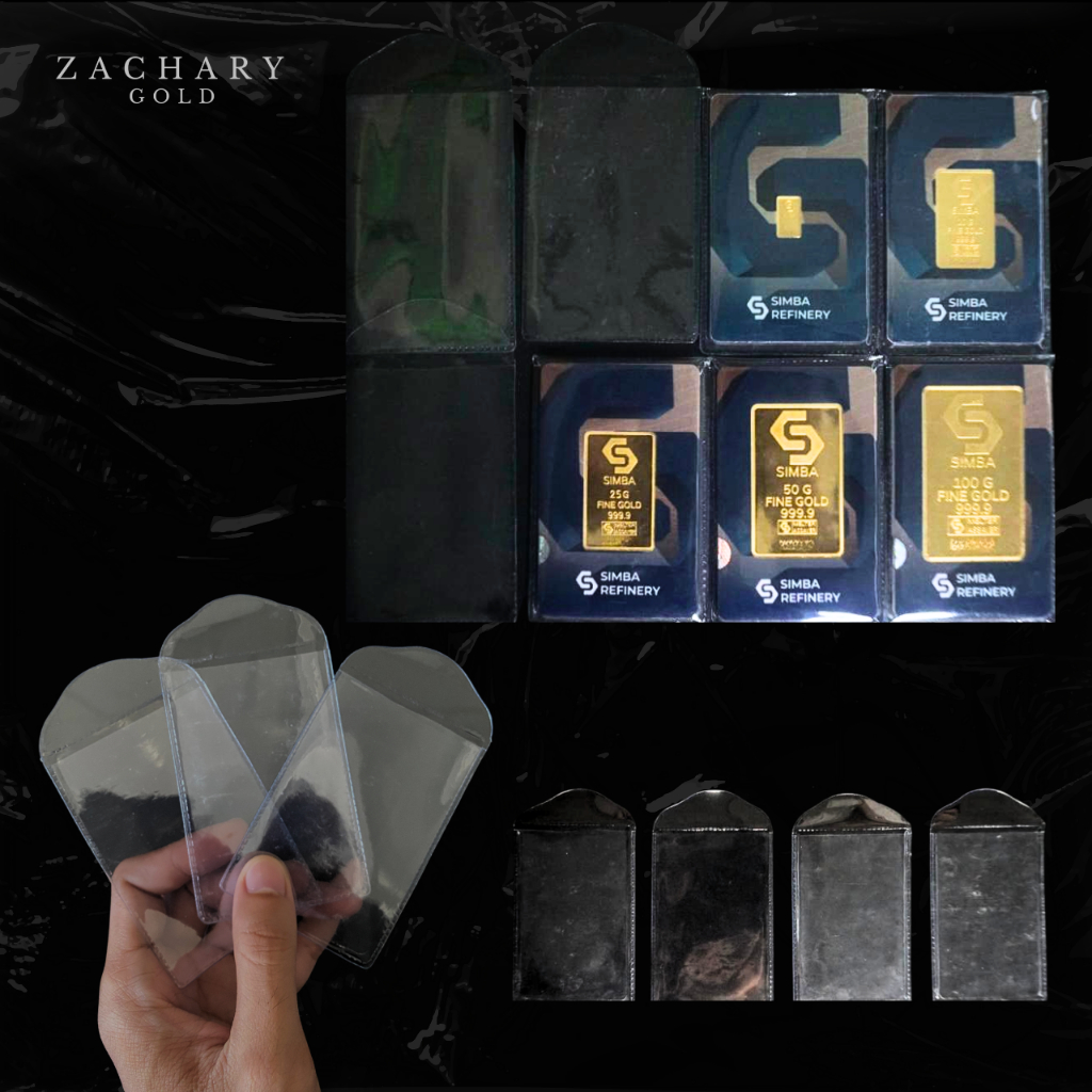 Jual ZACHARY GOLD Plastik Pelindung Kartu Logam Mulia Premium LM Sampul ...