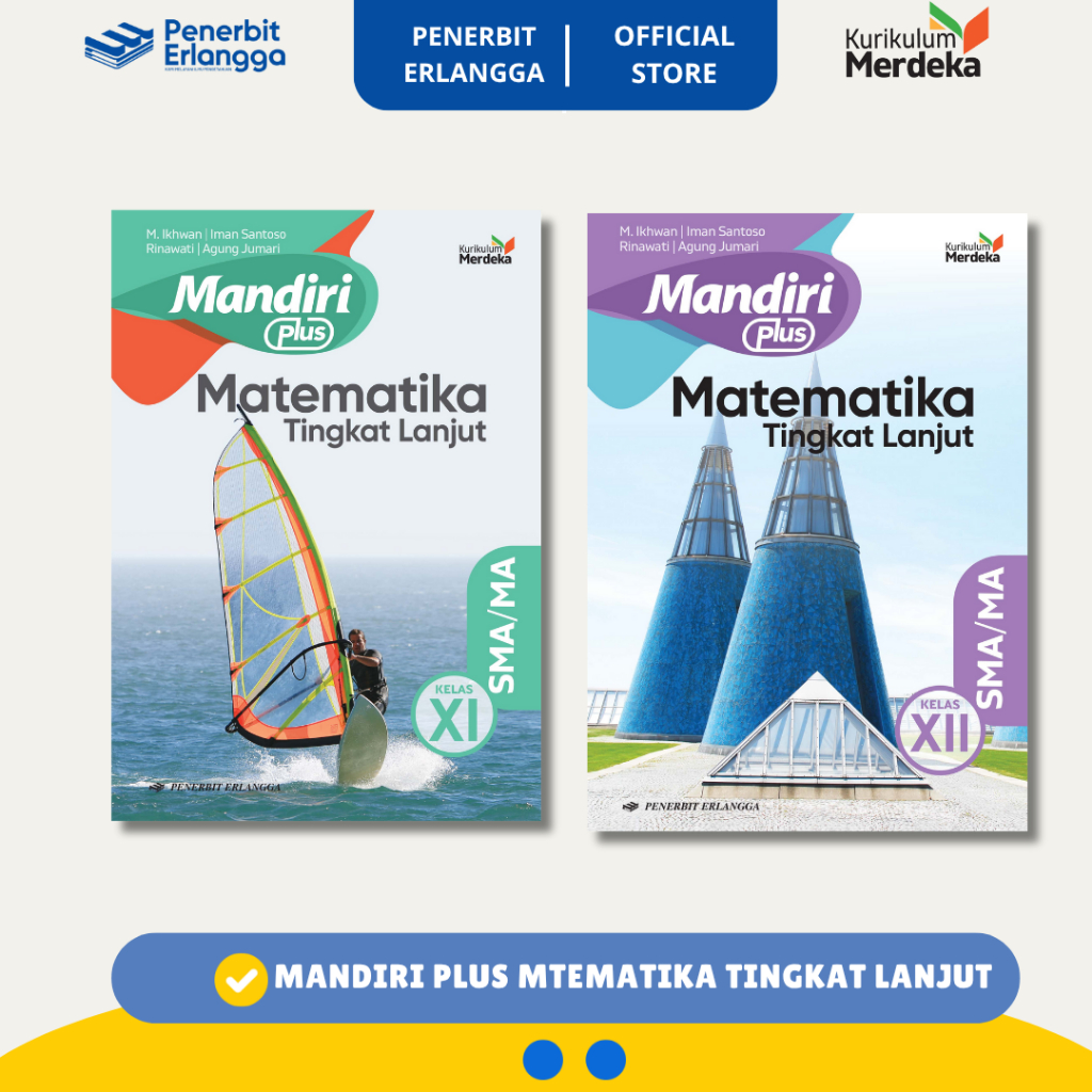 Jual [Erlangga Official] Mandiri Plus Matematika Tingkat Lanjut Sma/Ma Kelas 11 12 - Kurikulum ...