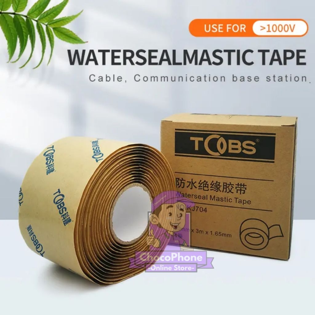 Jual Rubber Cotran / Tobs Waterseal Mastic Tape Solasi isolasi anti air ...
