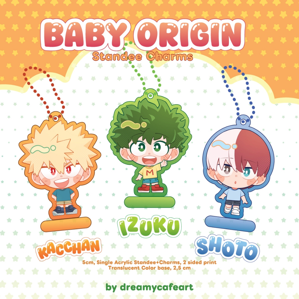 Jual Baby Origin Trio Standee Charms | Shopee Indonesia