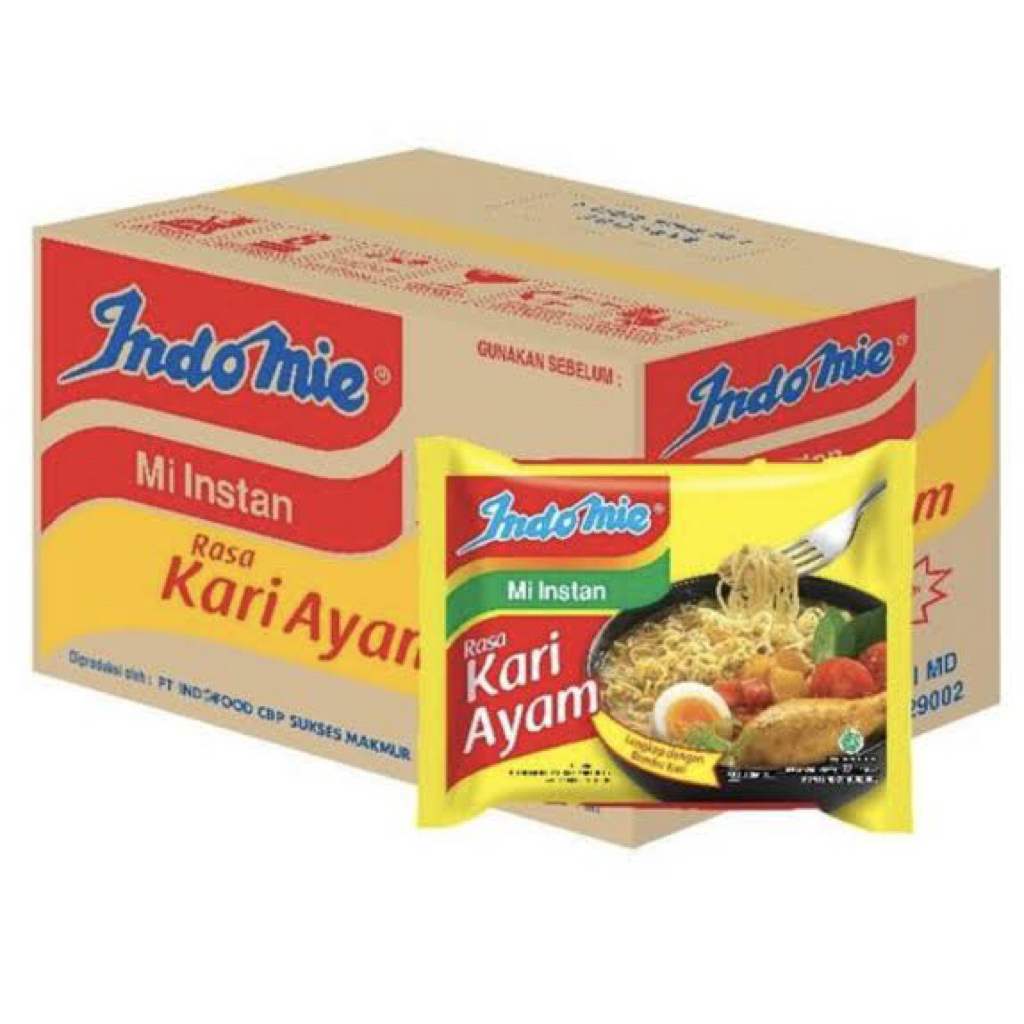 Jual INDOMIE KARI AYAM 1 DUS ISI 40 PCS | Shopee Indonesia