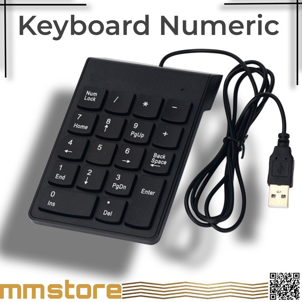 Jual Keyboard Numerik / Keypad Numeric / Numpad Keyboard Angka Kabel ...