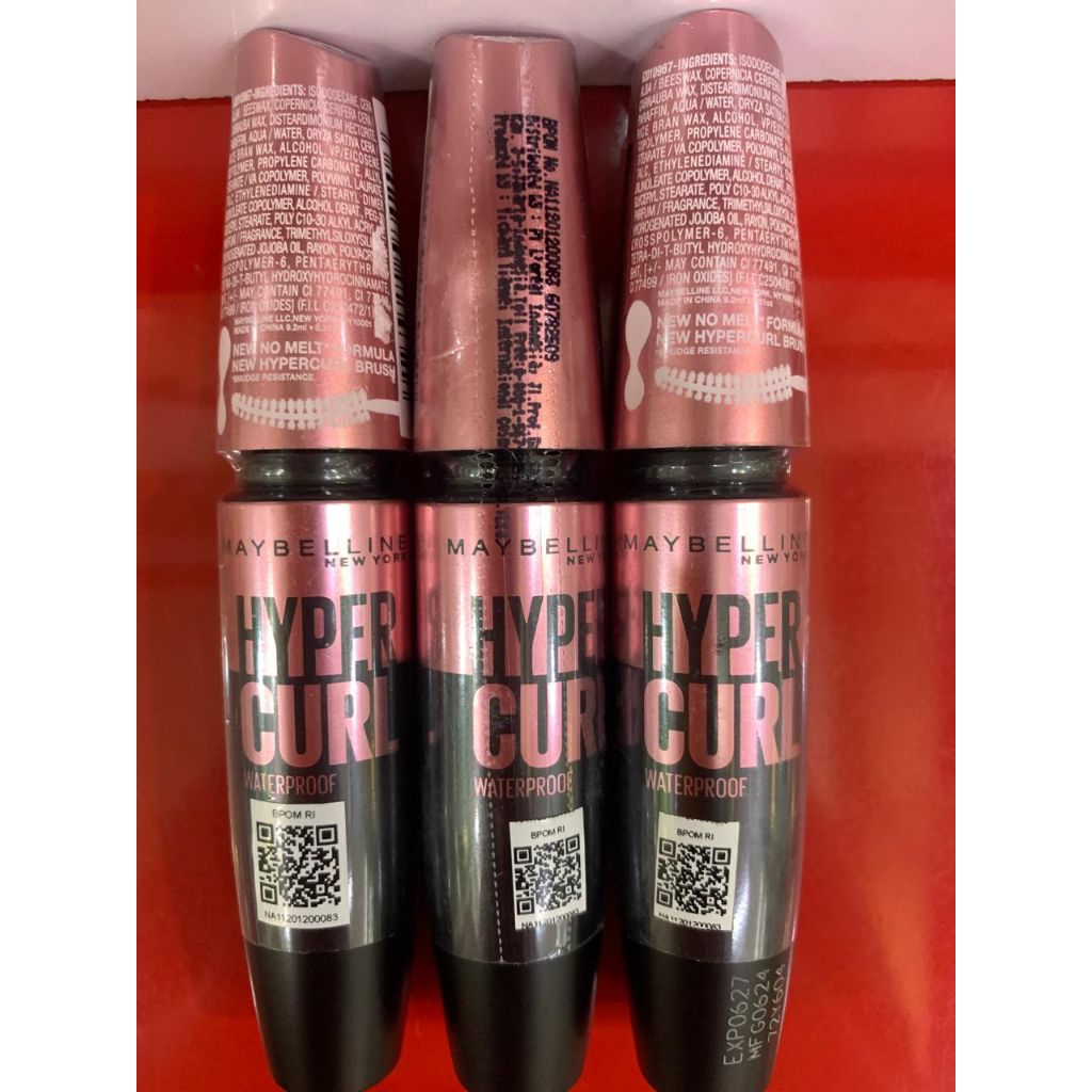 Jual MAYBELLINE Mascara Hypercurl Waterproof | Shopee Indonesia