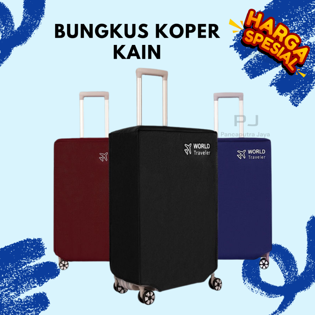 Jual Cover Koper Premium Polos - Pelindung Tutup Koper Tahan Air dan ...