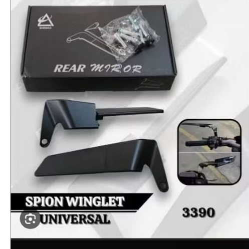 Jual SPION WINGLET MOTOR MATIC DOMINOTION bahan alumunium Bracket ...