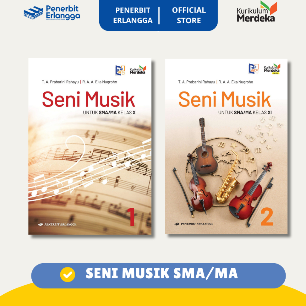 Jual [Erlangga Official] Seni Musik Sma/Ma Kelas 10 11 - Kurikulum ...