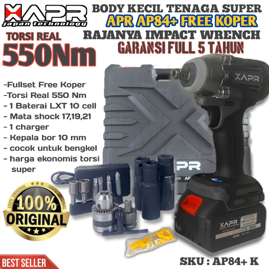 Jual Impact XAPR Wrench ap84+ Koper 550nm Limited edition baterai 1 88v ...