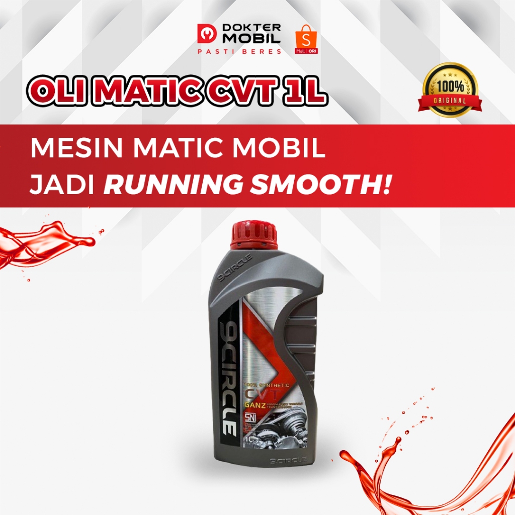 Jual Oli Mobil Terbaik Oli Matic 9Circle CVT 1L 100% Synthetic dari ...