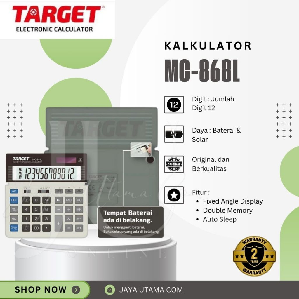 Jual Kalkulator Deli - Kalkulator Citizen SDC 868L / Target MC 868L ...