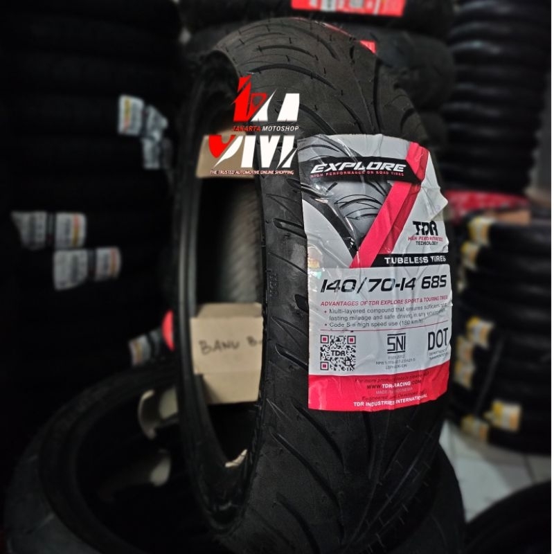 Jual Ban Premium - TDR Racing Explore Ukuran 140/70-14 For Aerox Pcx ...