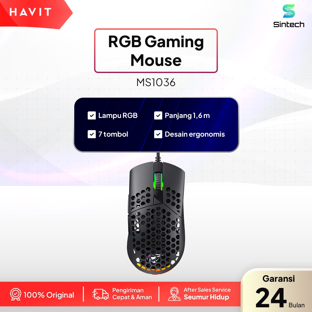 Jual Mouse Gaming Kabel 7200 DPI | Mouse A725F Chipset Akurat & Cepat ...