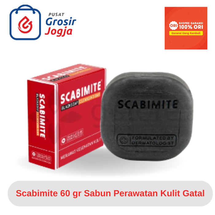 Jual Black Soap Scabimite 60 gr -Sabun Perawatan Kulit Gatal Scabies ...