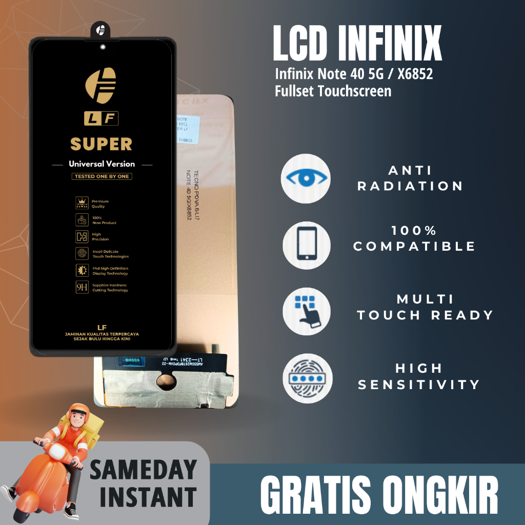Jual LF - (GARANSI LEM) LCD Infinix Note 40 5G / X6852 Fullset ...