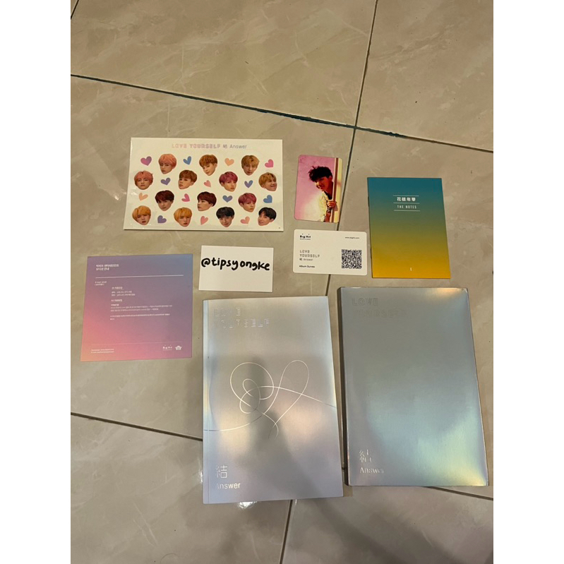 Jual fullset bts Love Yourself (Answer-E) | Shopee Indonesia