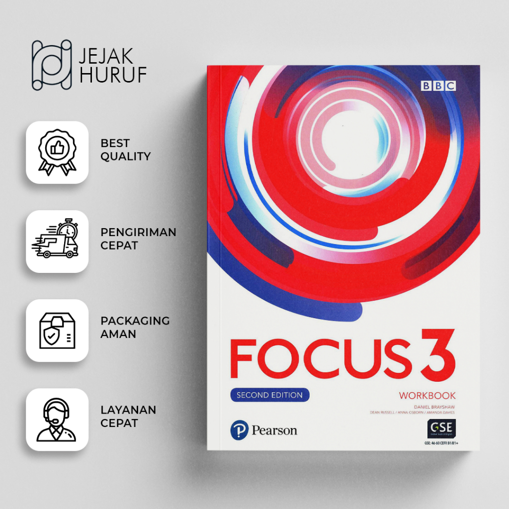 Jual Buku belajar bahasa inggris Focus 3 Workbook | Shopee Indonesia
