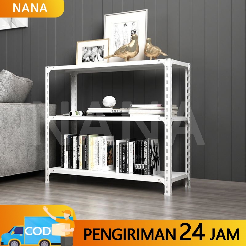 Jual Rak besi 3 lapis rak penyimpanan serbaguna rak penyimpanan kecil ...