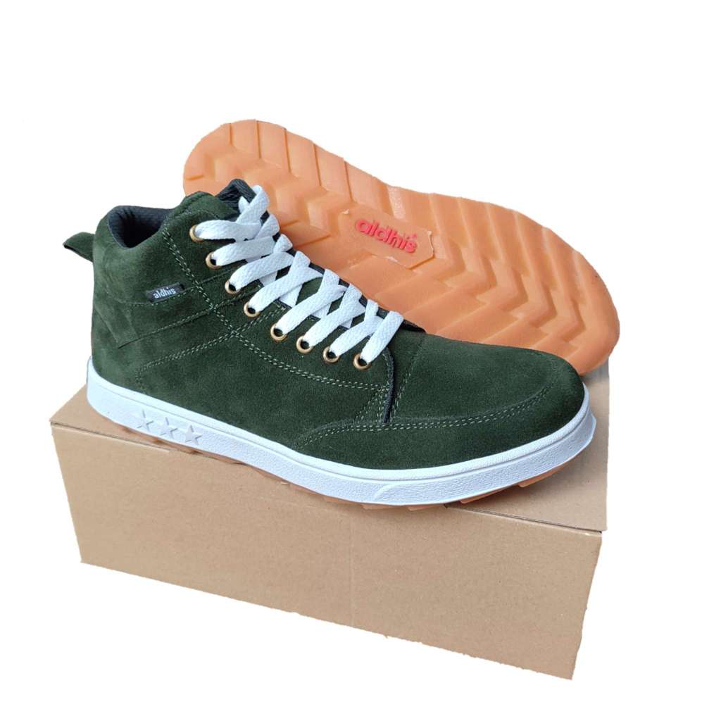 Jual Sepatu Boots Pria Original Brand Aldhis Spatu Boot Cowok Buat Gaya ...