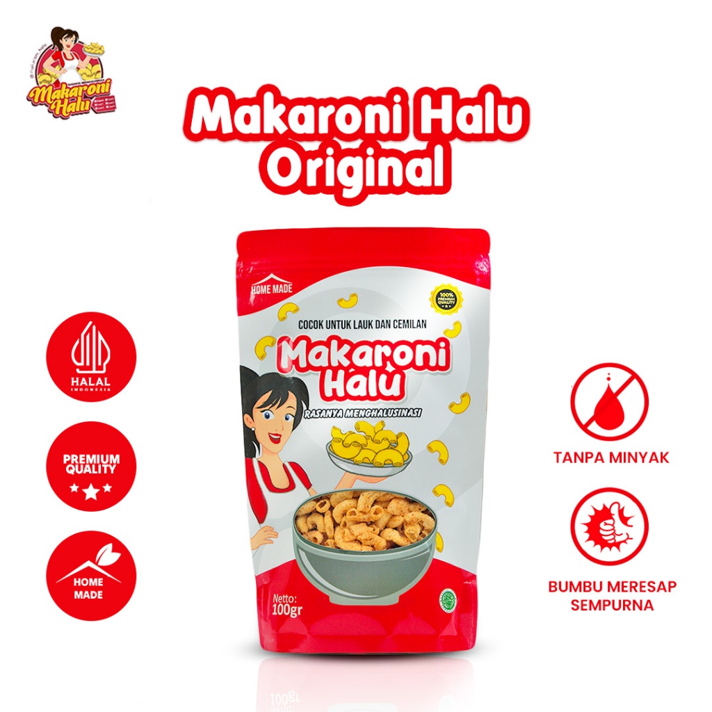 Jual Makaroni Halu - Makaroni Original 100gr | Shopee Indonesia