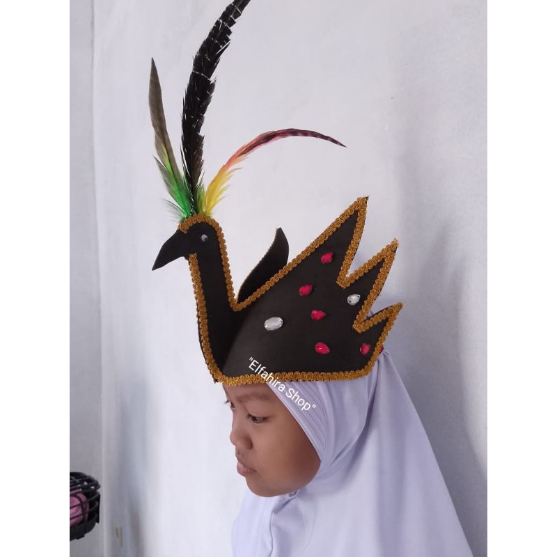 Jual Mahkota Burung || mahkota tari burung dadali ready ukuran anak dan ...