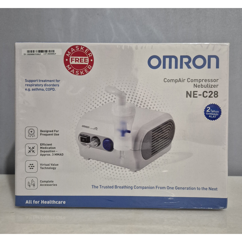 Jual Omron CompAir Compressor Nebulizer NE-C28 | Shopee Indonesia