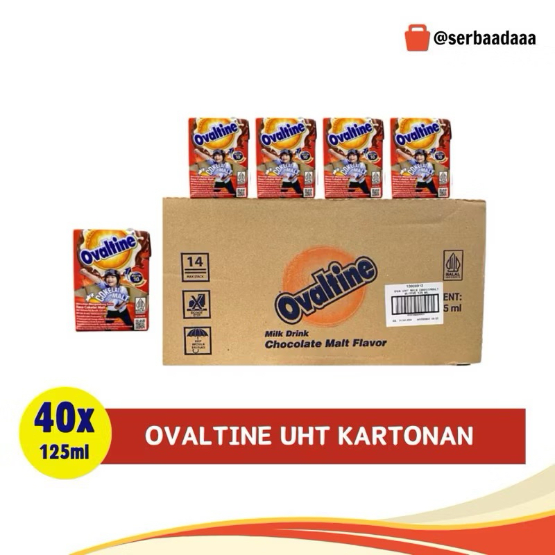 Jual Ovaltine UHT Choco Malt 125ml 40pc (karton) | Shopee Indonesia
