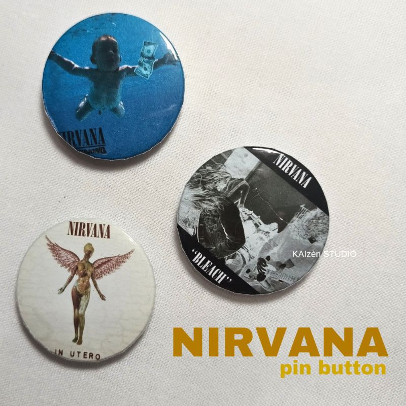 Jual NIRVANA ALBUM COVER Pin Button | Shopee Indonesia