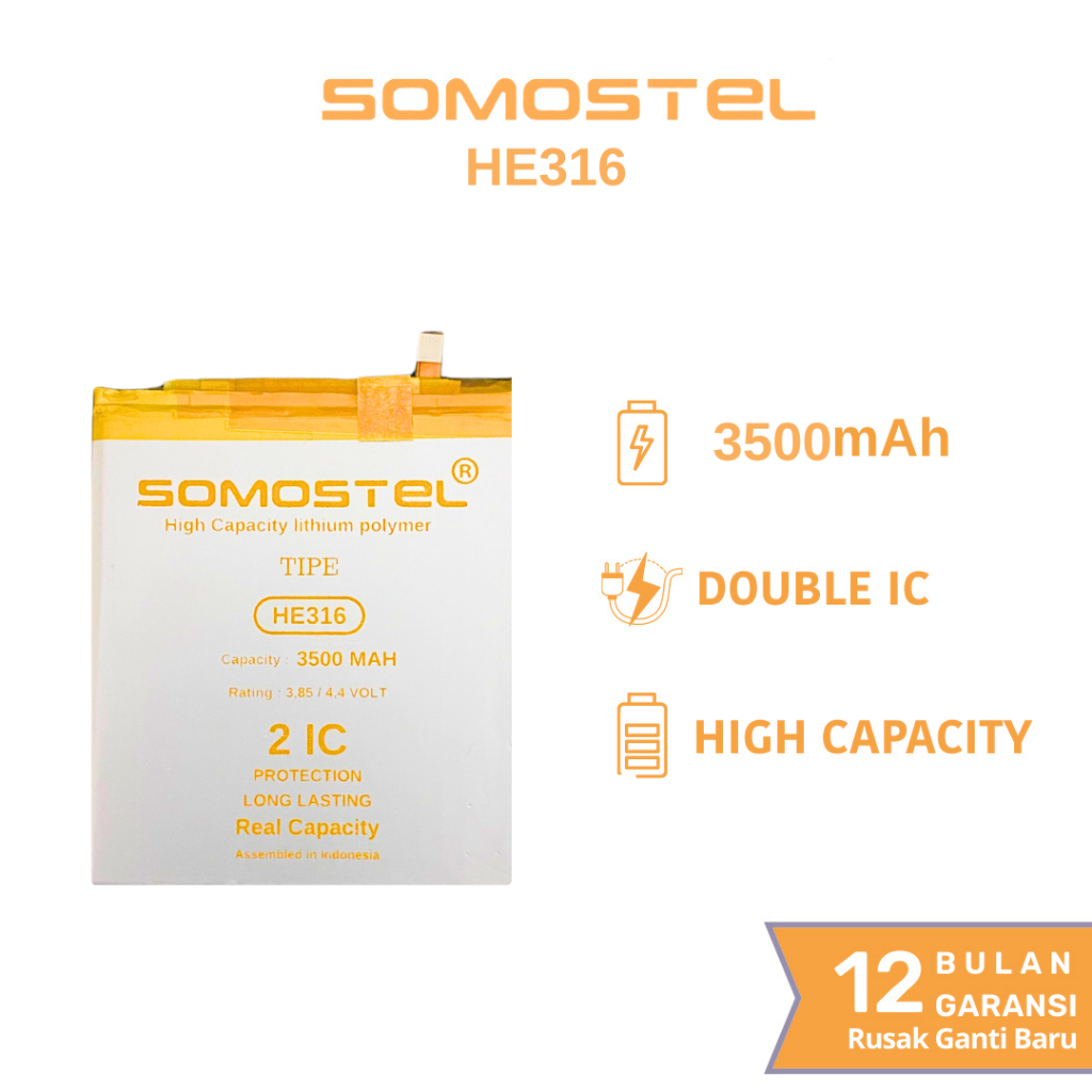 Jual Somostel - HE316 Nokia 6 Batre Batrai Baterai | Shopee Indonesia