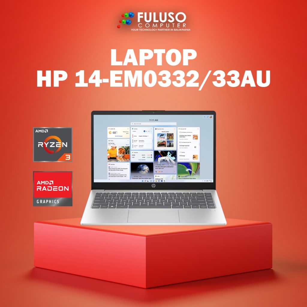 Jual HP 14 em0332AU em0333AU /Ryzen 3 7320U/8GB/512GB SSD/14″ FHD/Win ...