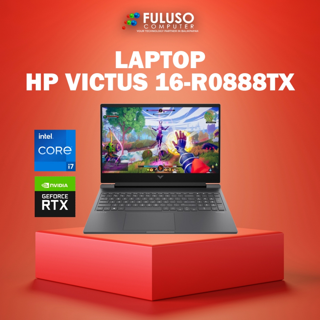 Jual HP Victus 16-r0888TX /Core i7-13700HX/16GB/1TB SSD/RTX4060 8GB/16. ...