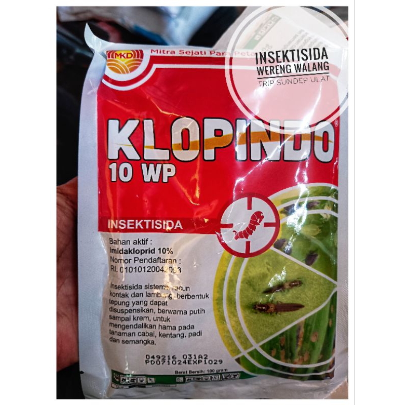 Jual Klopindo 10 WP Insektisida original MKD | Shopee Indonesia