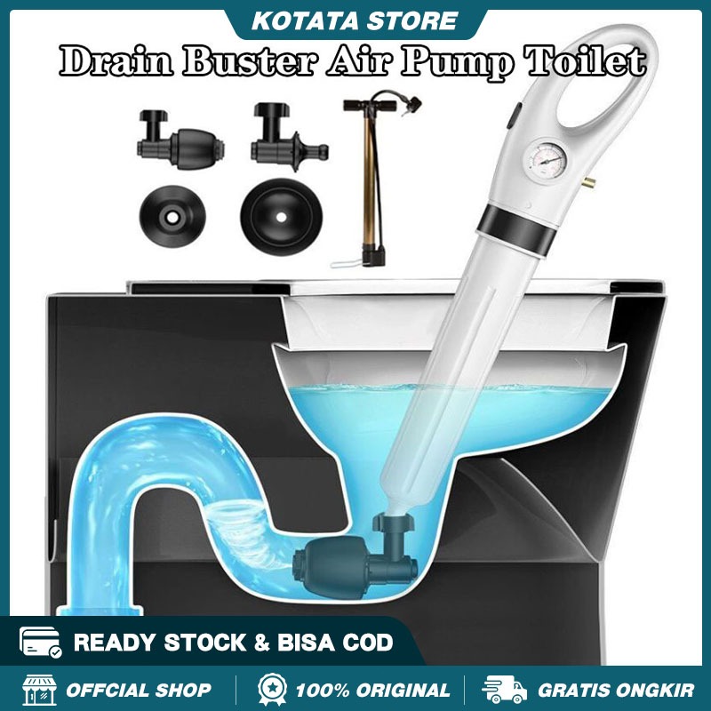 Jual [2024 baru]Pompa Anti Sumbat Toilet/Drain Buster Air Pump Toilet ...