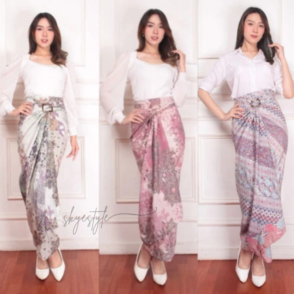 Jual Rok lilit batik / rok modern / rok batik / bawahan kebaya / kain ...