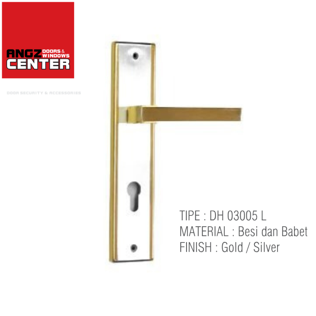 Jual ALESSA Handle Pintu Set Mortice Siap Pasang lever Handle Gagang ...