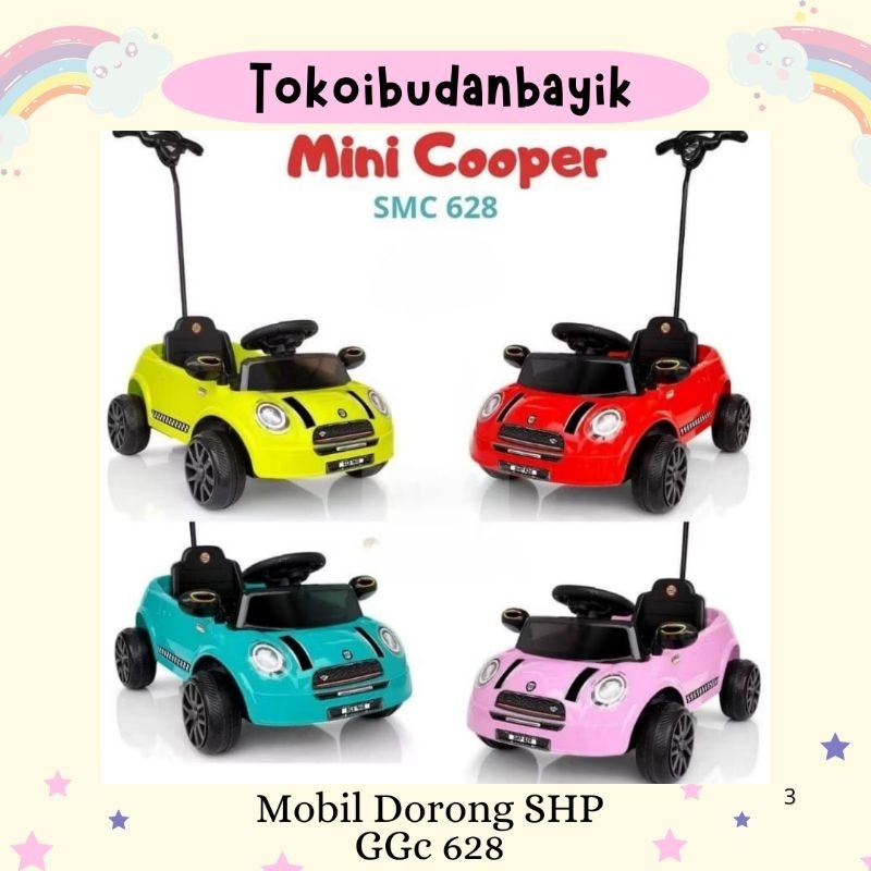 Jual Mainan Anak Mobil Dorong Ride-on Model Mini copper SMC 628 shp ...
