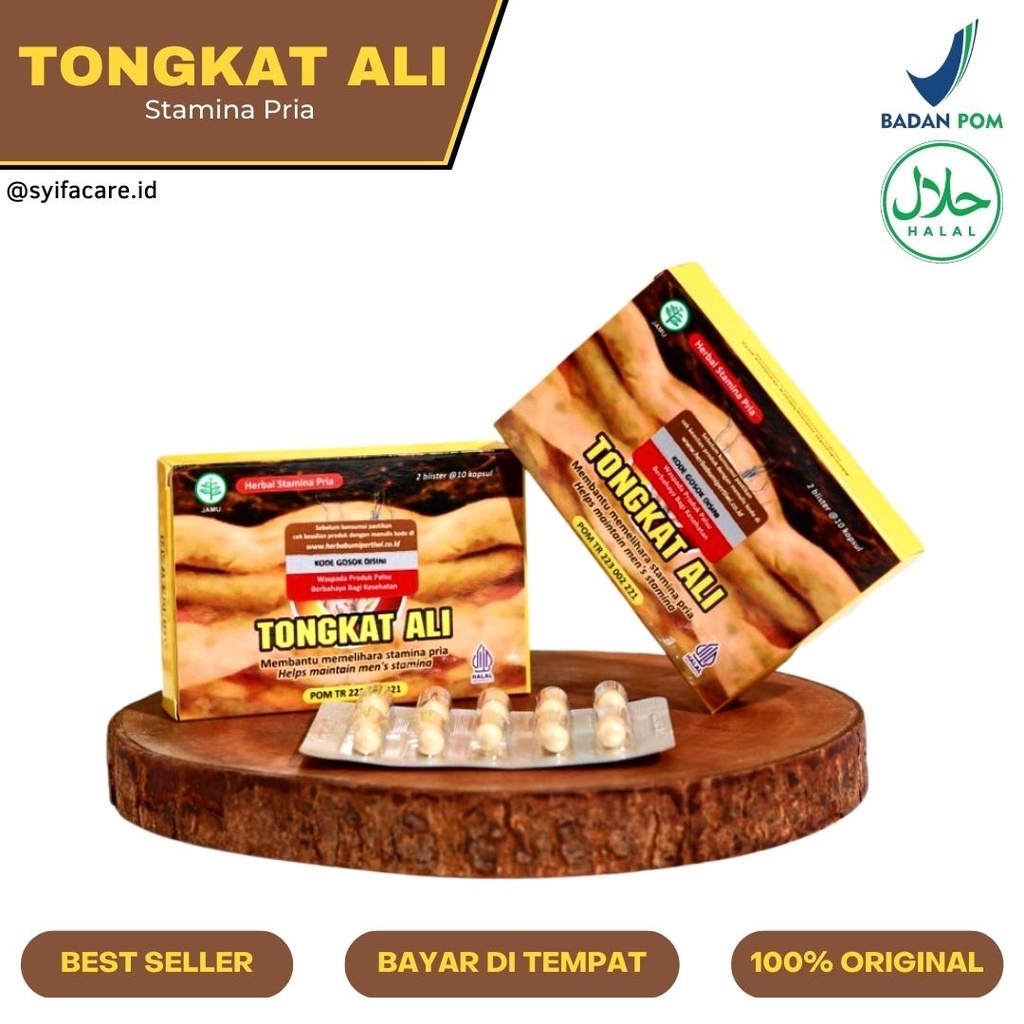 Jual Kapsul Tongkat Ali Toga Nusantara TONGLI TN57 Isi 20 Kapsul ...