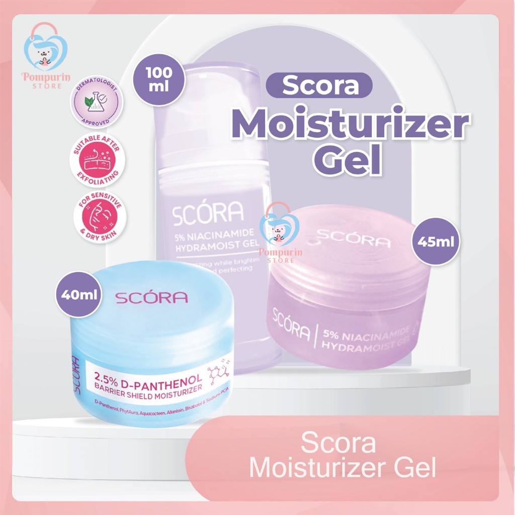 Jual Scora Moisturizer Gel - 5% Niacinamide Hydramoist / 2.5% D ...