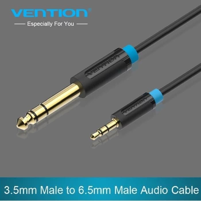 Jual Kabel Audio Aux 6.5mm Male to 3.5mm Male Vention BAB | Shopee Indonesia