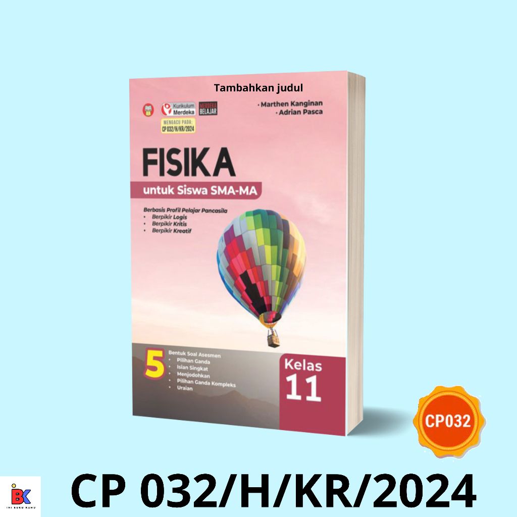 Jual Buku Fisika SMA/MA Kelas 11/XI Kurikulum Merdeka-Martheen Kanginan-CP 2024 | Shopee Indonesia
