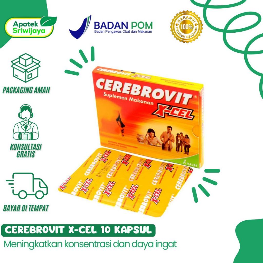 Jual Cerebrovit X-CEL Suplemen Makanan | Shopee Indonesia